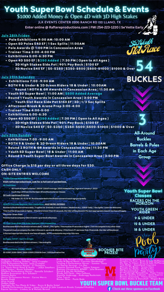 Event Flyers – Rafter E Productions