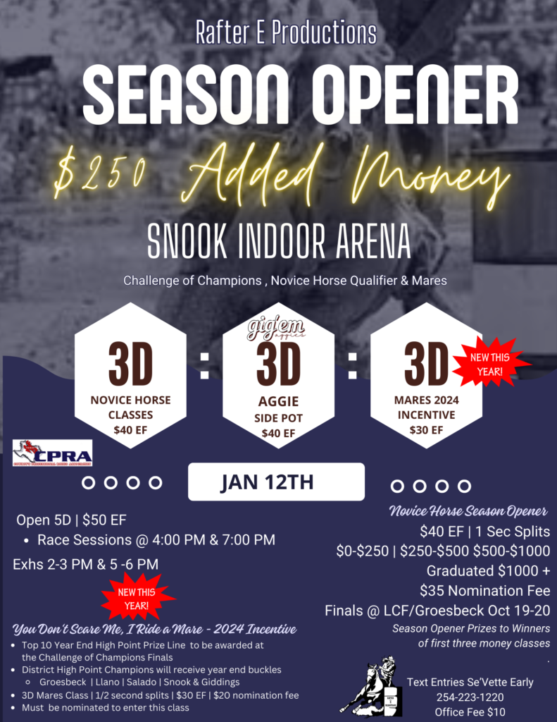 Event Flyers – Rafter E Productions